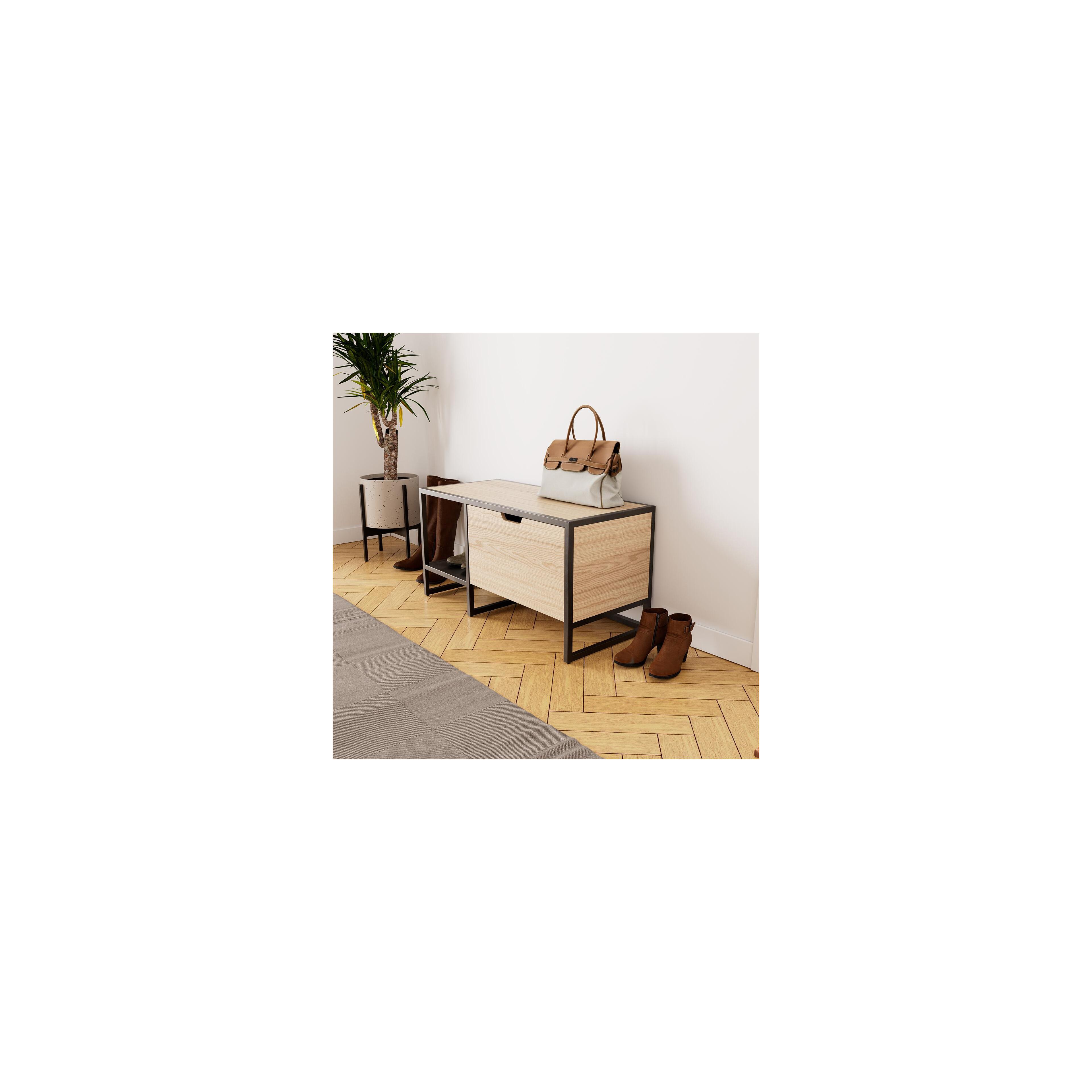 Banc d'entrée avec rangement | Métal et bois | WILKO | Mob-in