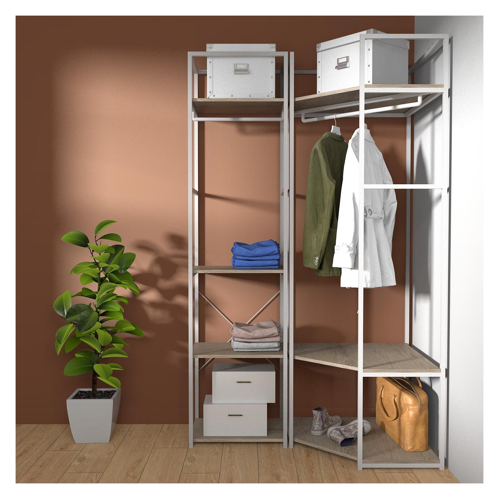 Lot de 2 portants | JUNE | Blanc | MobIn