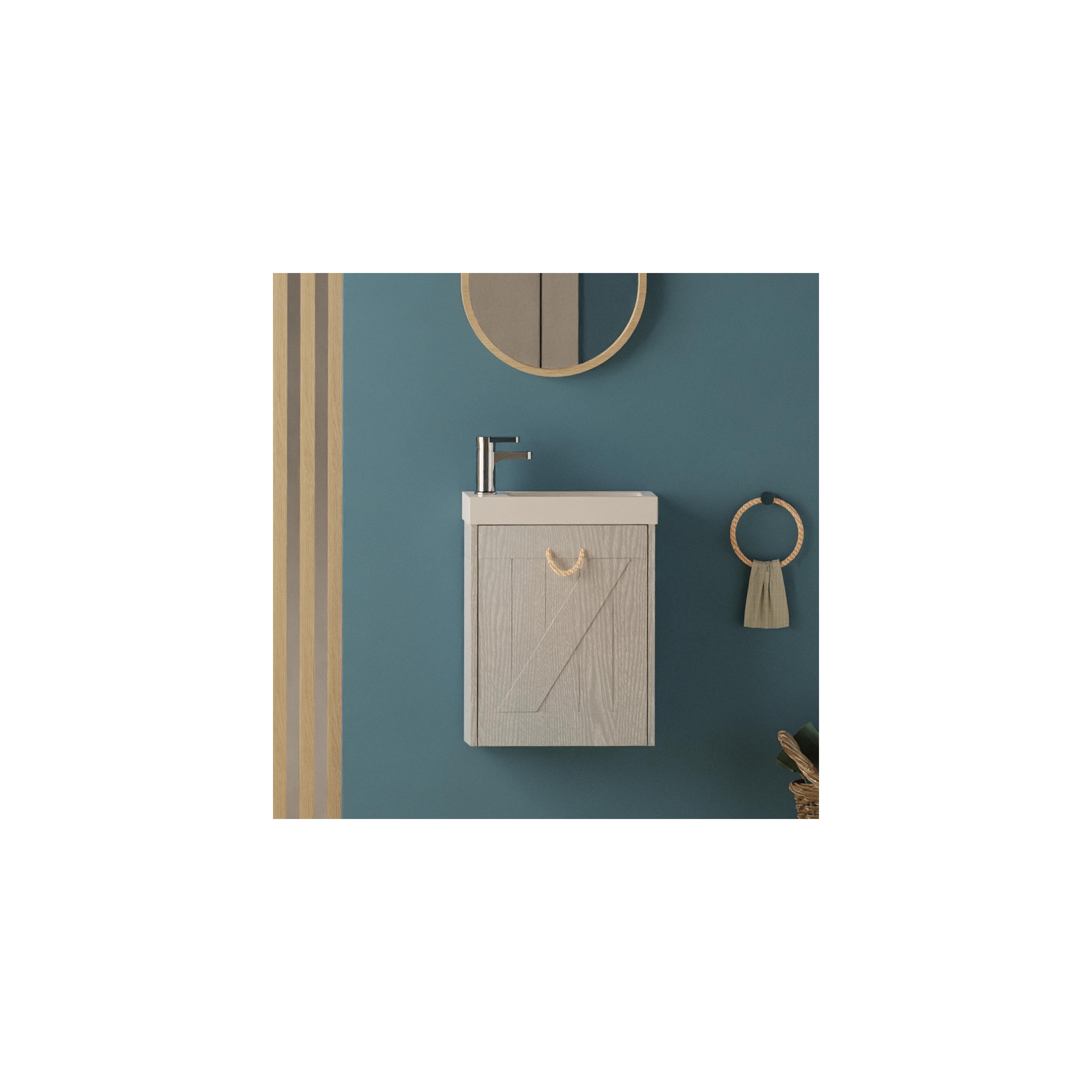 Ensemble lave-mains | MISTRAL | Gris patiné | Mob-in