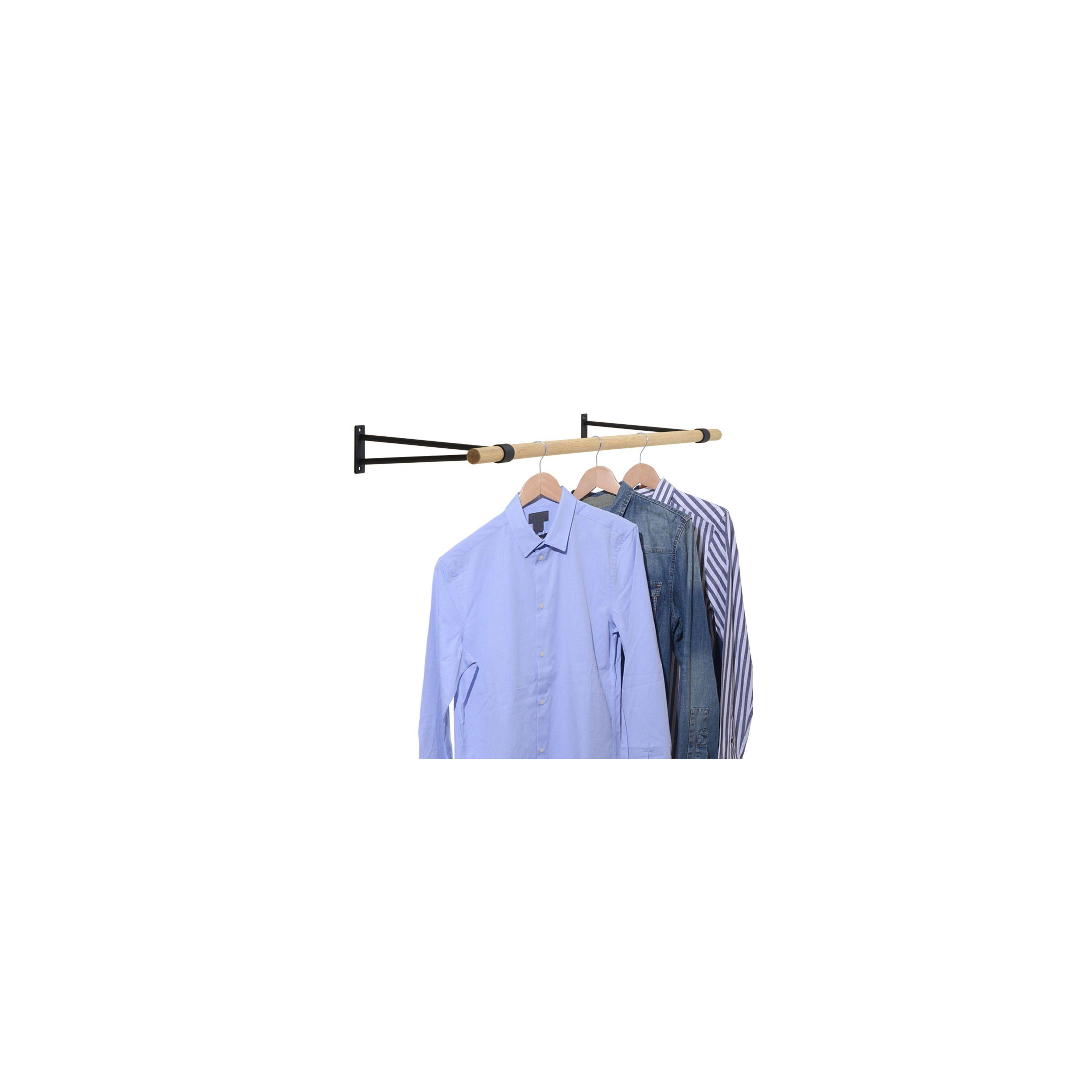 Portant vêtements | Barre murale | 100cm | YSIA | Mob-in